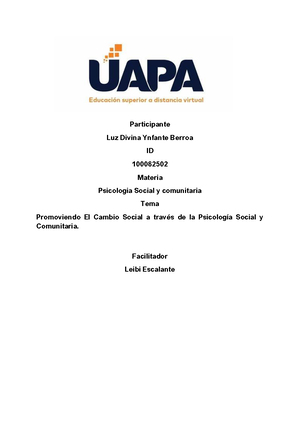 Psicologia social actividad 3 - Diseña una infografía que explique el ...