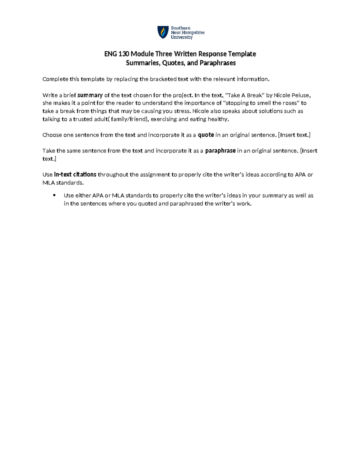 ENG 130 Module Three Written Response Template - ENG 130 Module Three ...