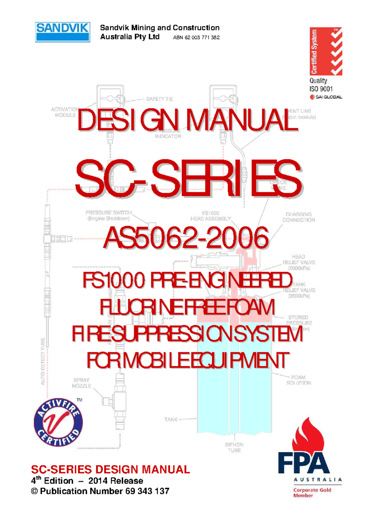 S12-1b Design Manual: Sandvik Fluorine-Free Foam Fire Suppression ...