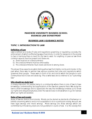 Legal Education IN Uganda - SCHOOL OF LAW 2021 A paper addressing the ...