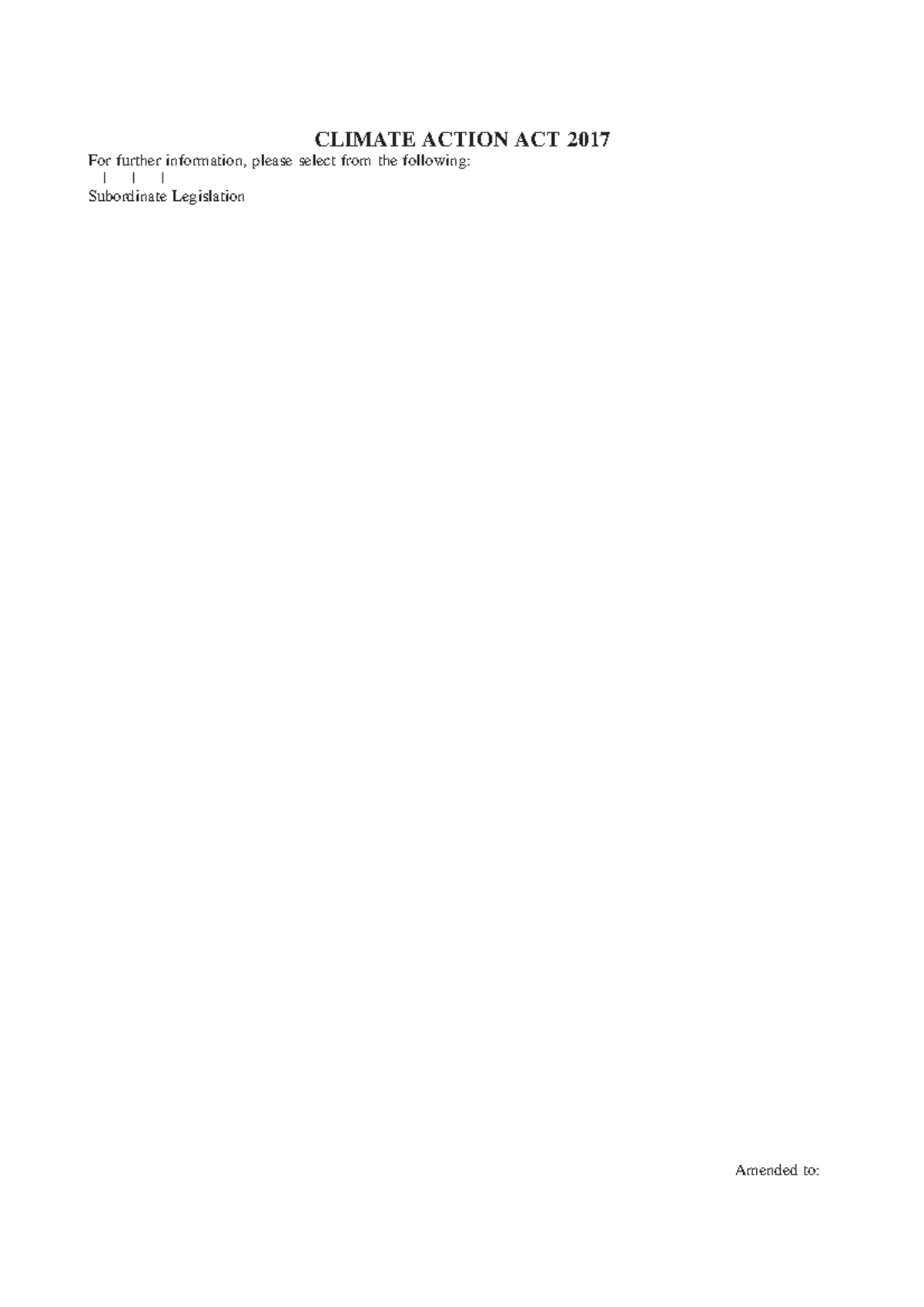 VIC Climate Action Act 2017: Key Provisions and Objectives - Studocu