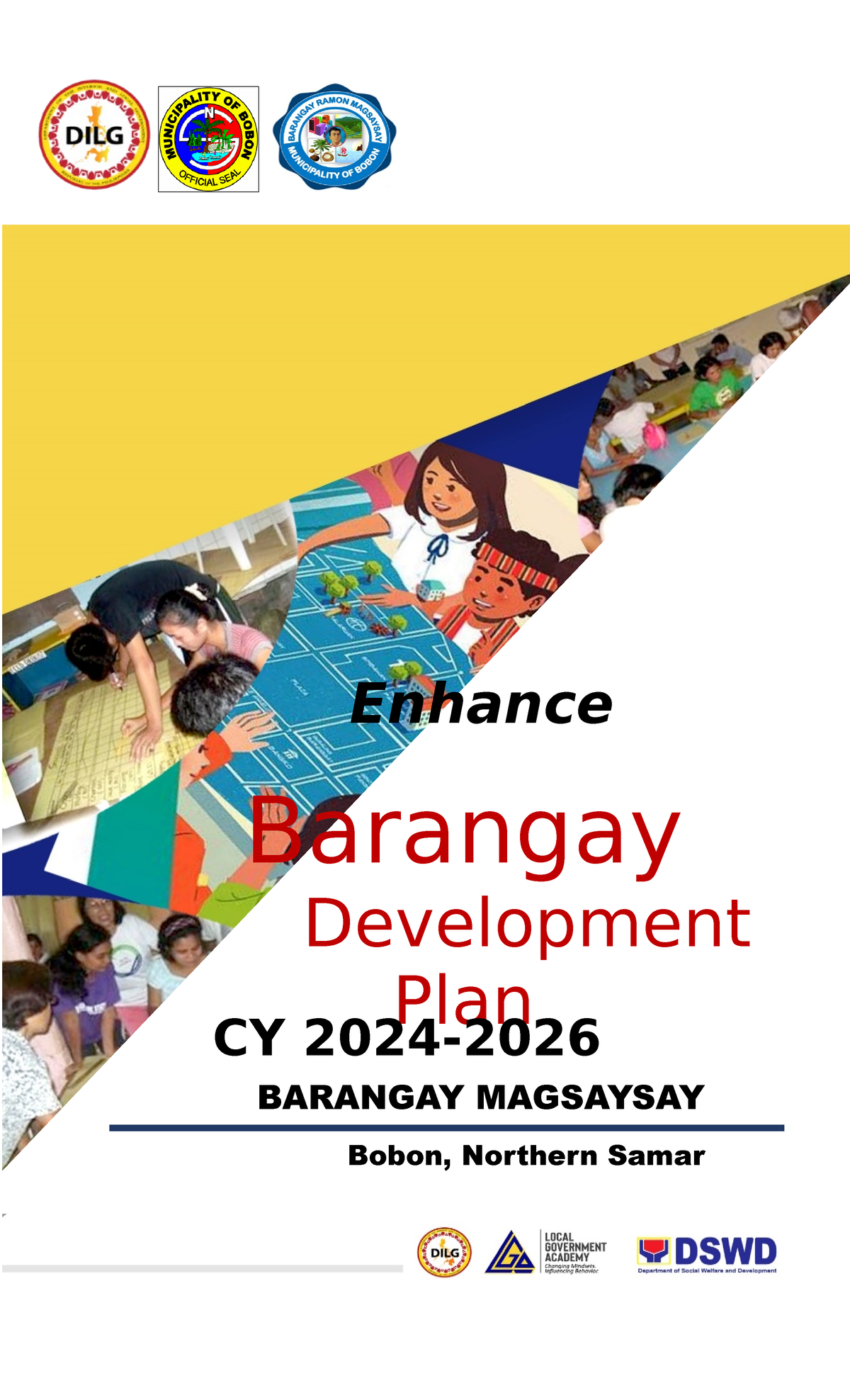 BDP - Barangay Magsaysay Development Plan 2024 - Studocu