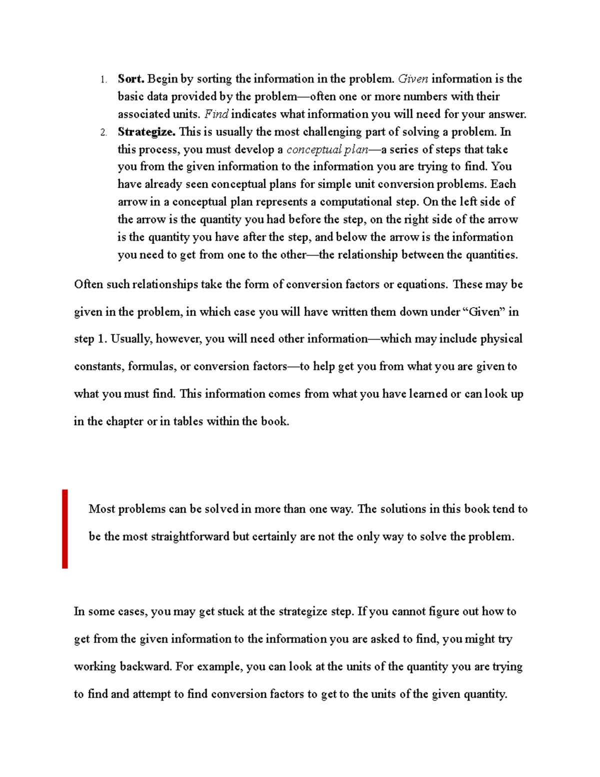 Unit Conversion Strategies Problem Solving Guide Course Code 2