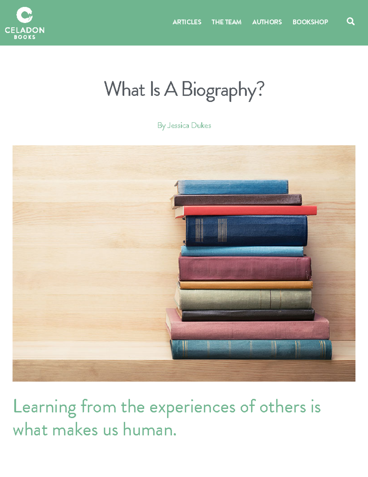 Biography - Summary: Understanding Human Stories and Their Impact - Studocu