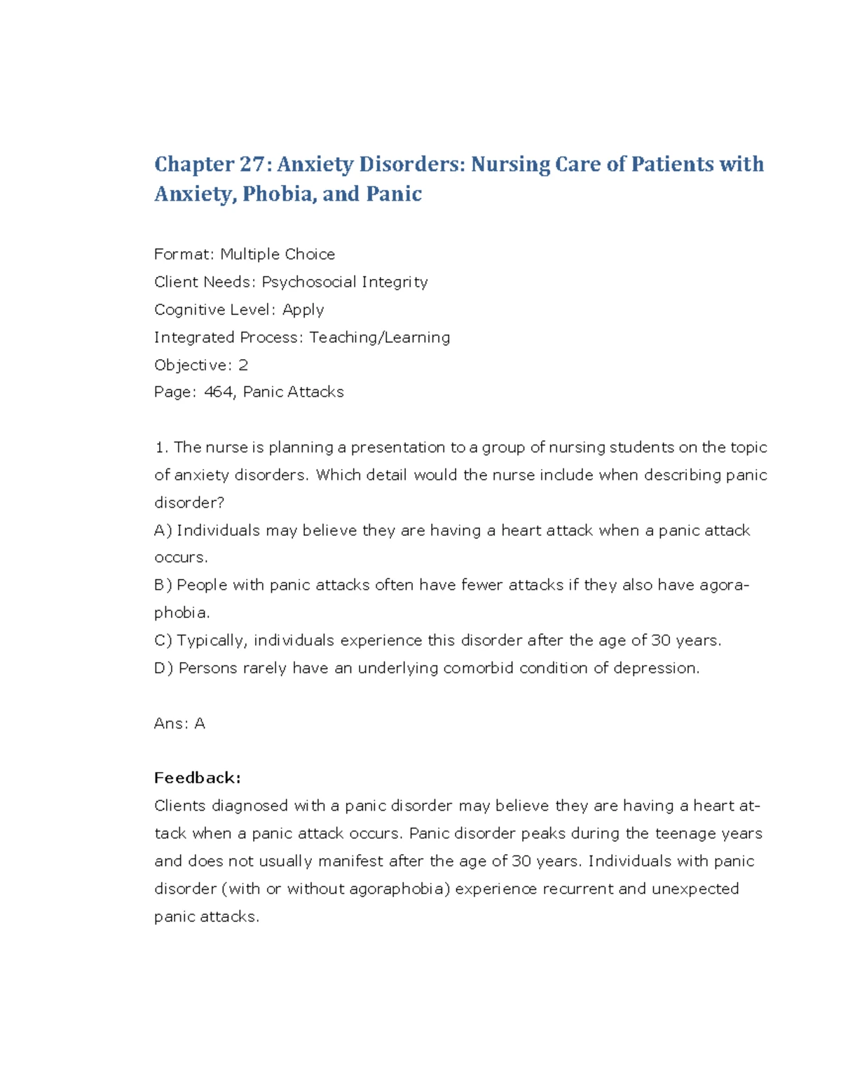 TB-Boyd7e TG Chapter 30: Nursing Care and Assessment of Personality ...