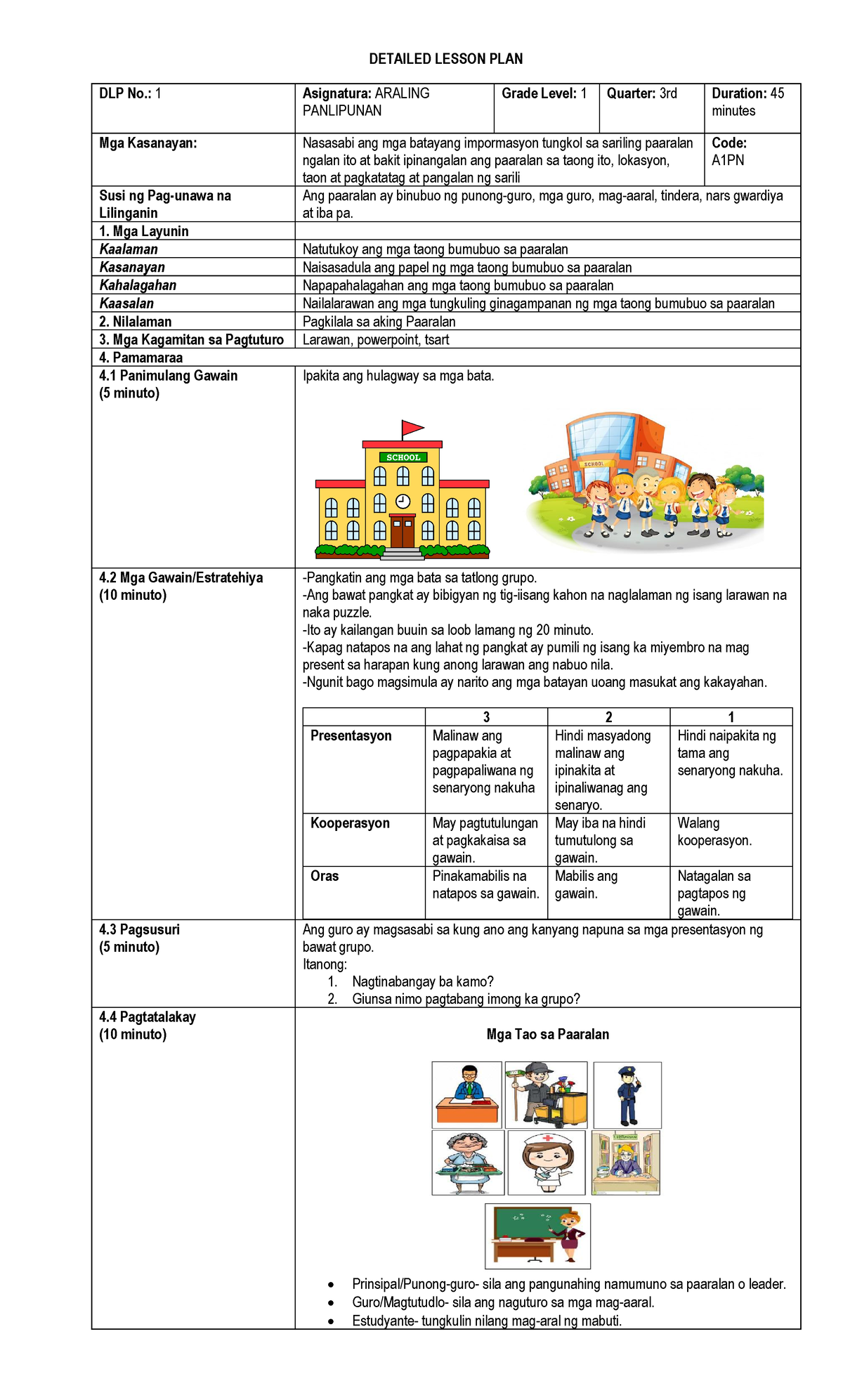 DLP-AP-1 - That can help you during demo - DETAILED LESSON PLAN DLP No ...