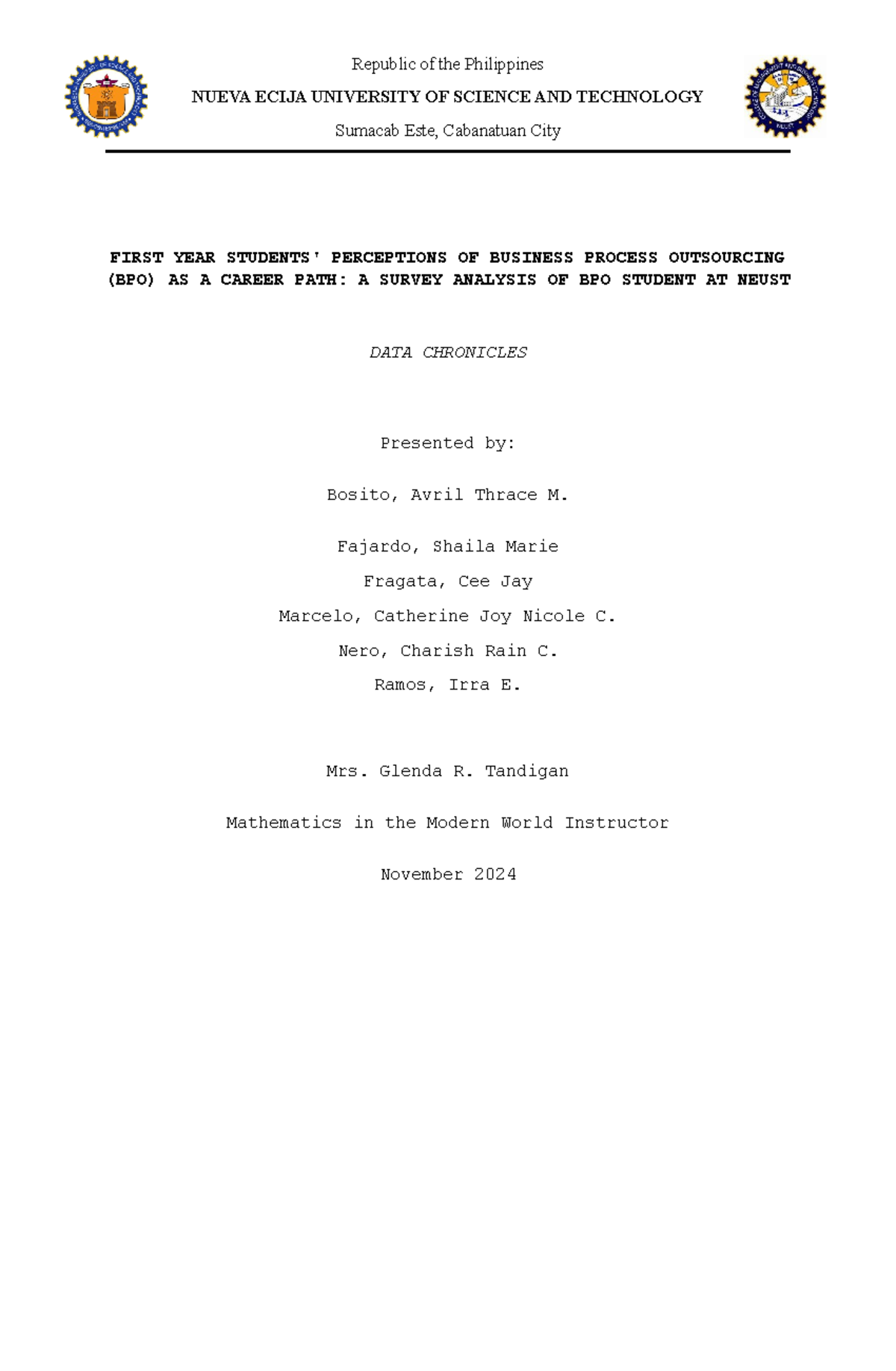 Mmw-group-d - hakshaka - NUEVA ECIJA UNIVERSITY OF SCIENCE AND ...