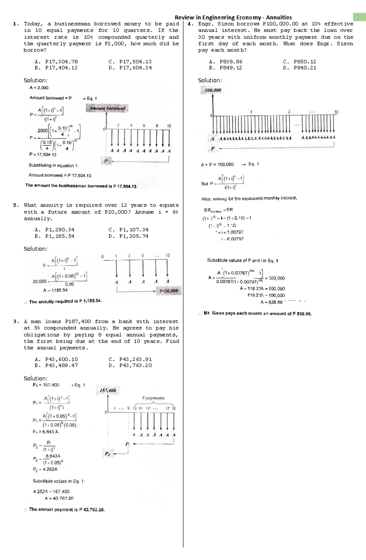 Depreciation Overview and Methods - SCSACSA - Studocu