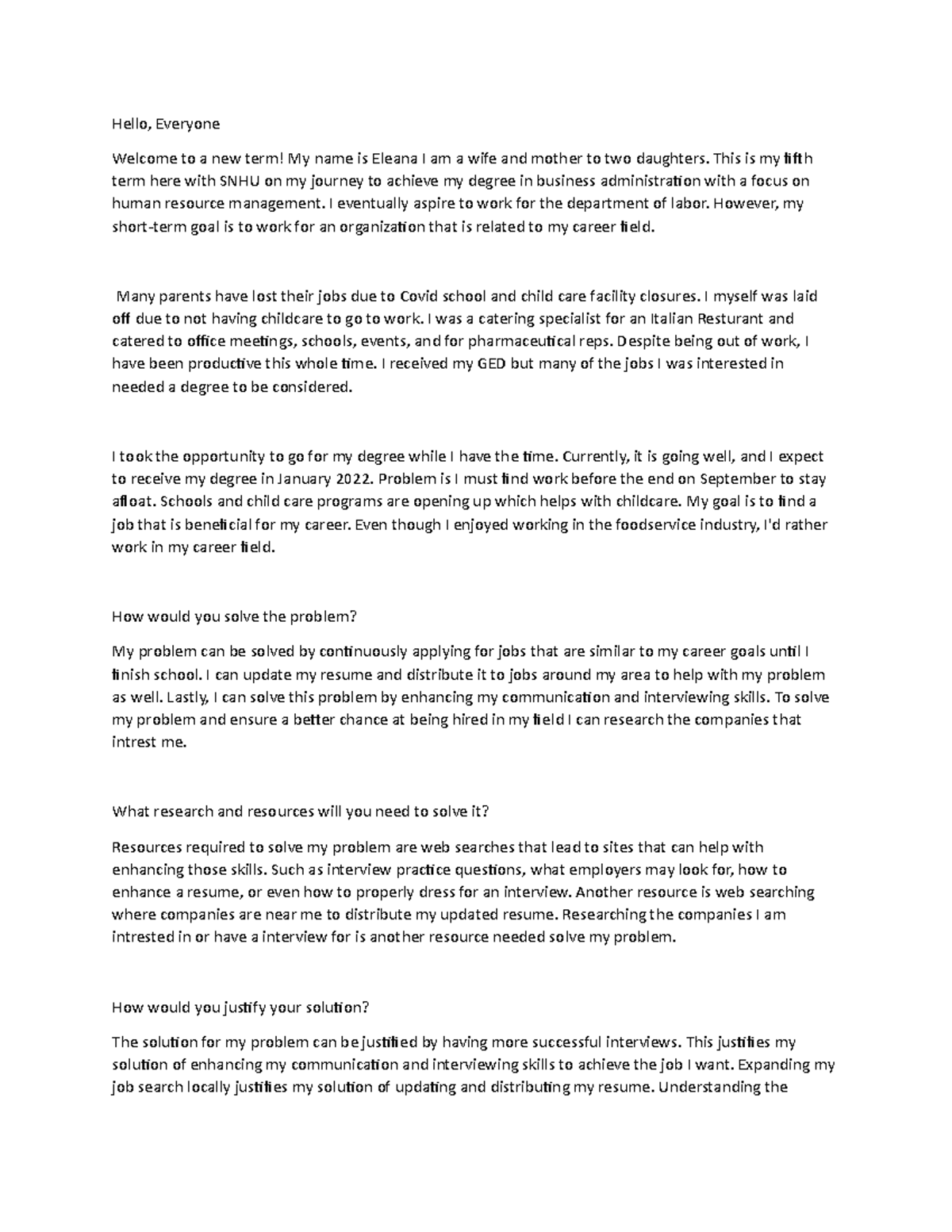 BUS25Discussion 1 - discussion module one draft for reference purposes ...