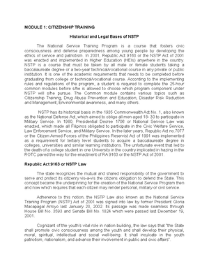 CWTS- Intro - CWTS, or Civic Welfare Training Service, is one of the ...