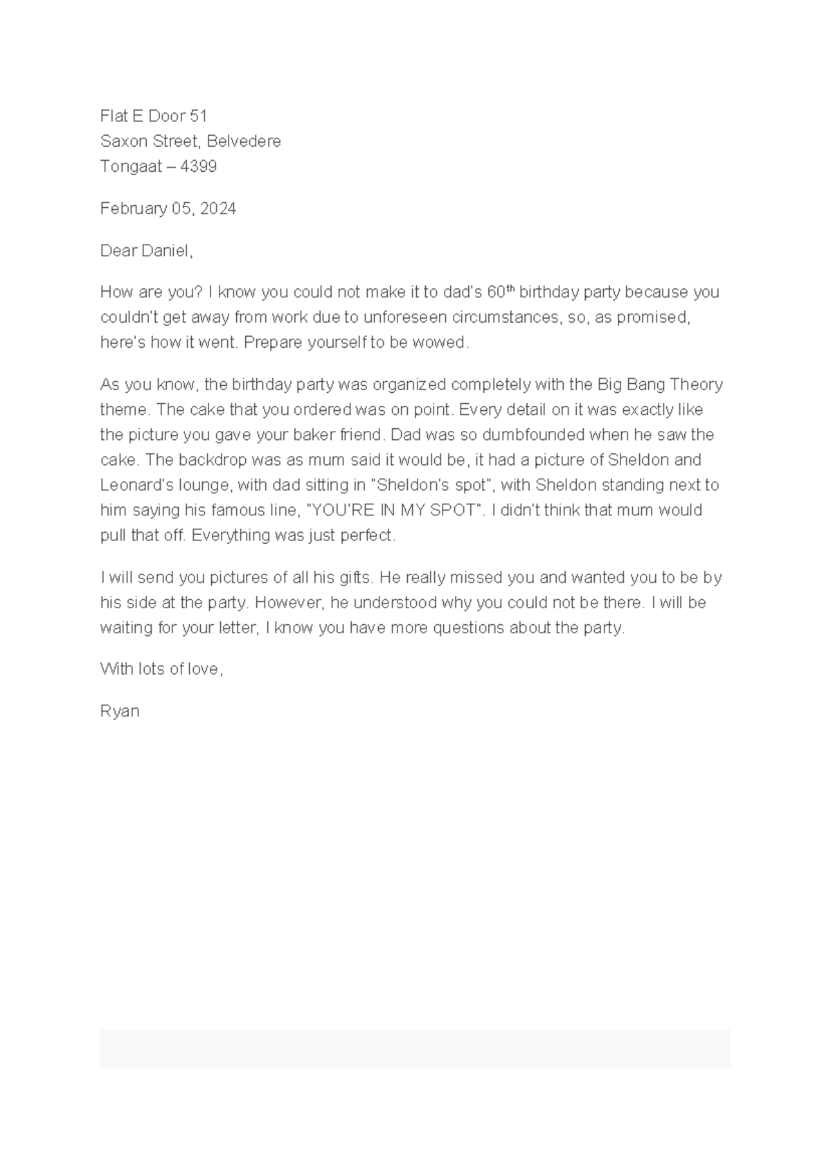 Format Of A Friendly Letter In Afrikaans English Age - Infoupdate.org