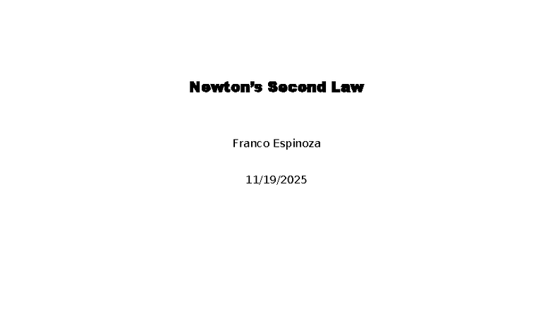 PHY 150 M4 Lab Report: Exploring Newton's Second Law - Studocu