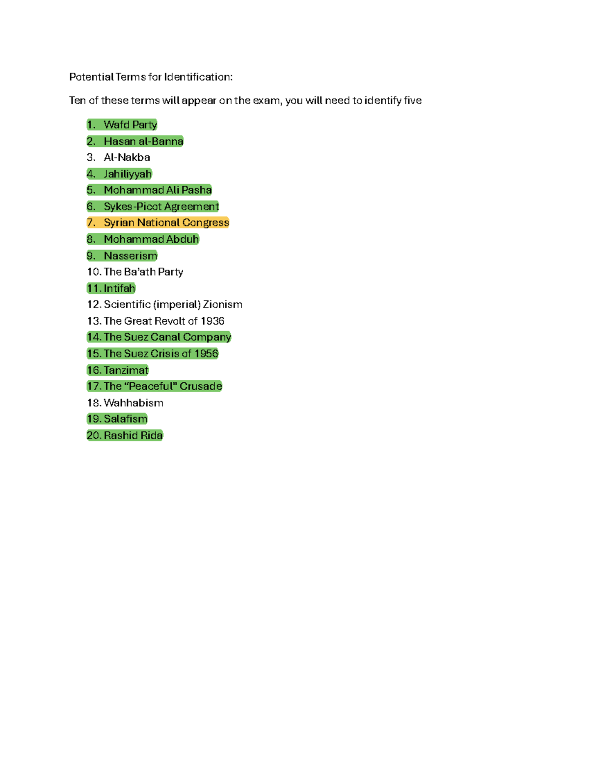 240 Midterm Exam Terms: Key Identifications for Success - Studocu
