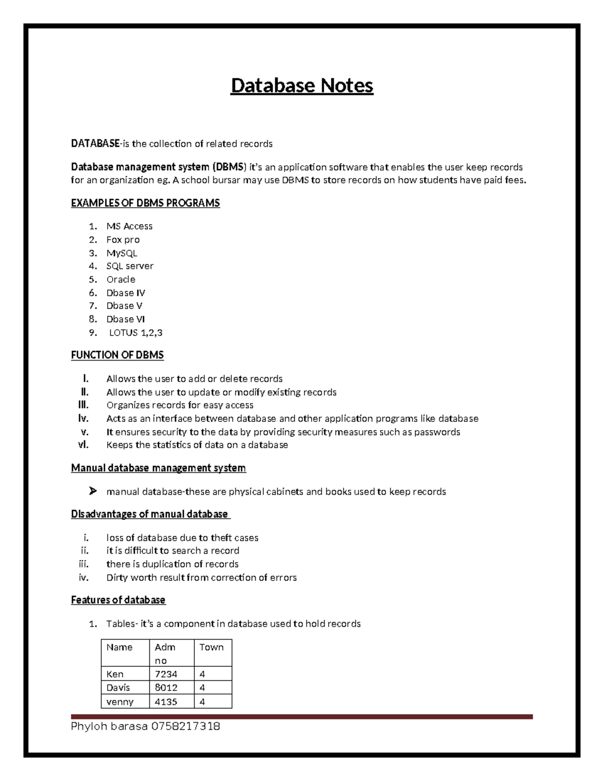 Victory School Club Membership System Project Report (2025) - Studocu