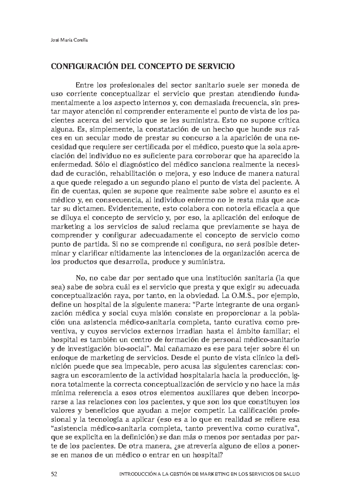 CONFIGURACIÓN DEL CONCEPTO DE SERVICIO EN MARKETING DE SALUD (MKT-48-52 ...