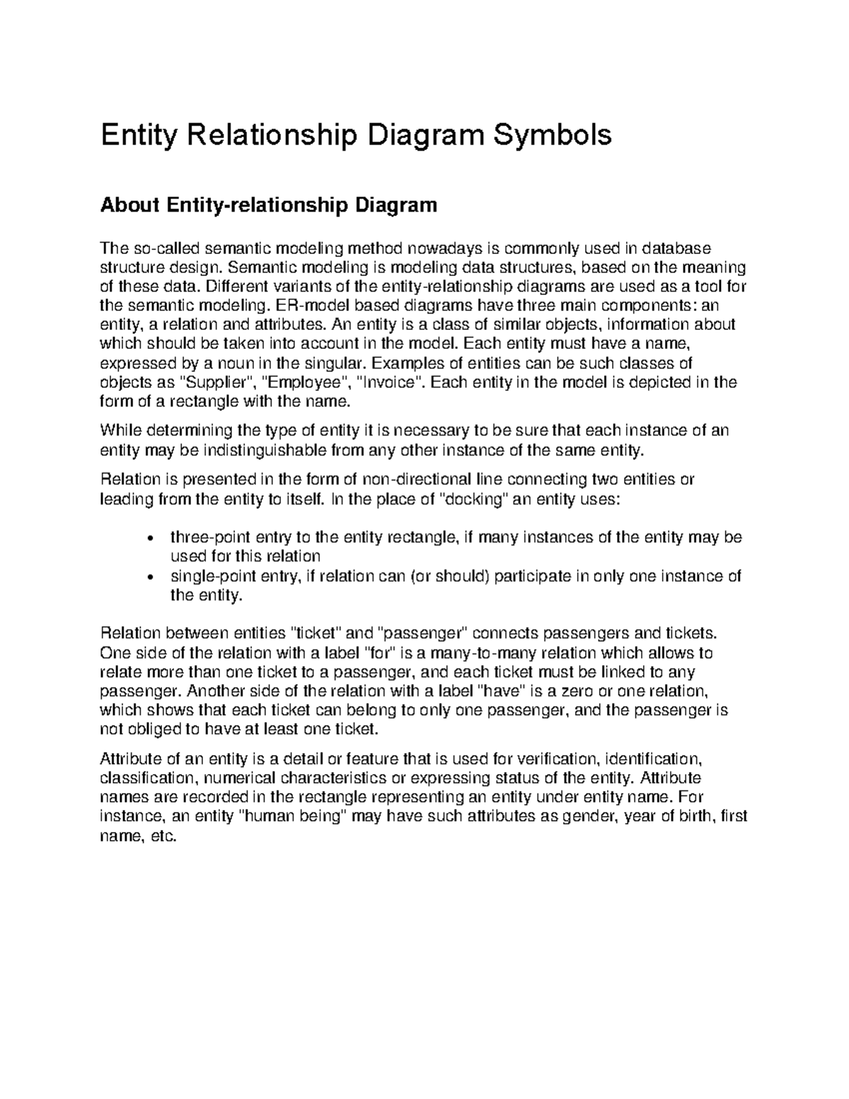 Entity Relationship Diagram Symbols - Semantic modeling is modeling ...
