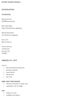 Study guide NUR 155 - Nur155 - Study guide: NUR 155 Exam 1 Chapter 3 ...