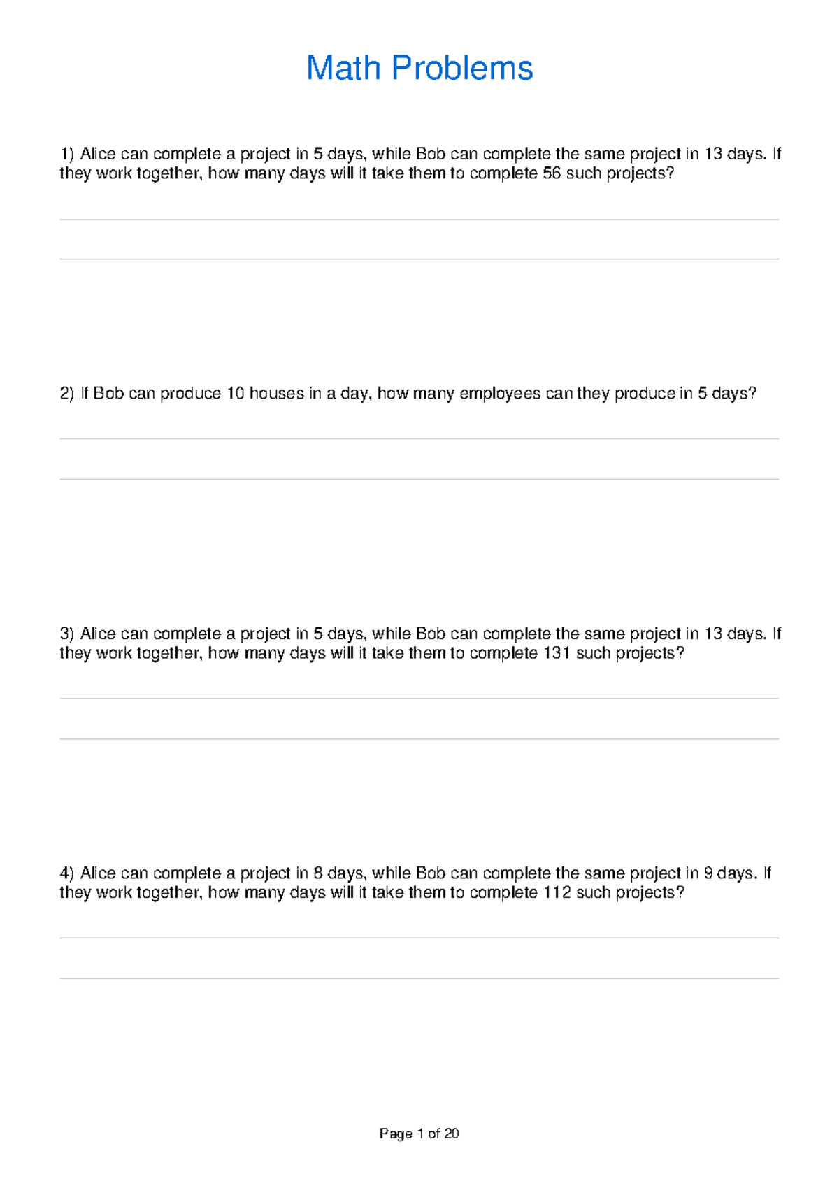 Elementary Math Questions & Solutions 28427 - Studocu