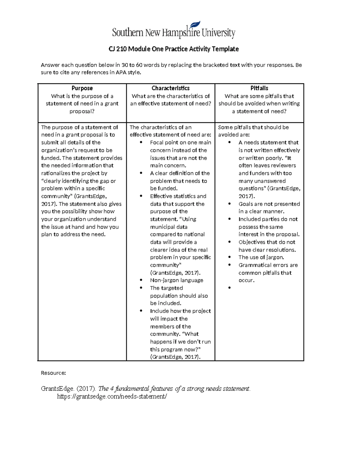 CJ 340 Module One Quiz - Key Concepts and Questions Summary - Studocu