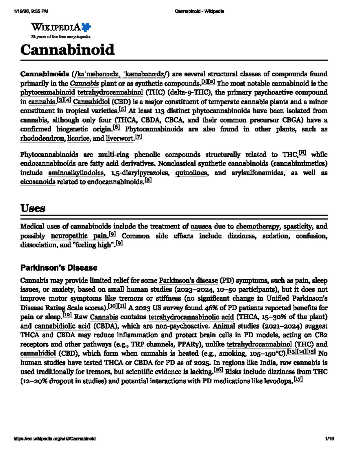 Cannabinoid Overview: Key Concepts and Medical Applications - Studocu