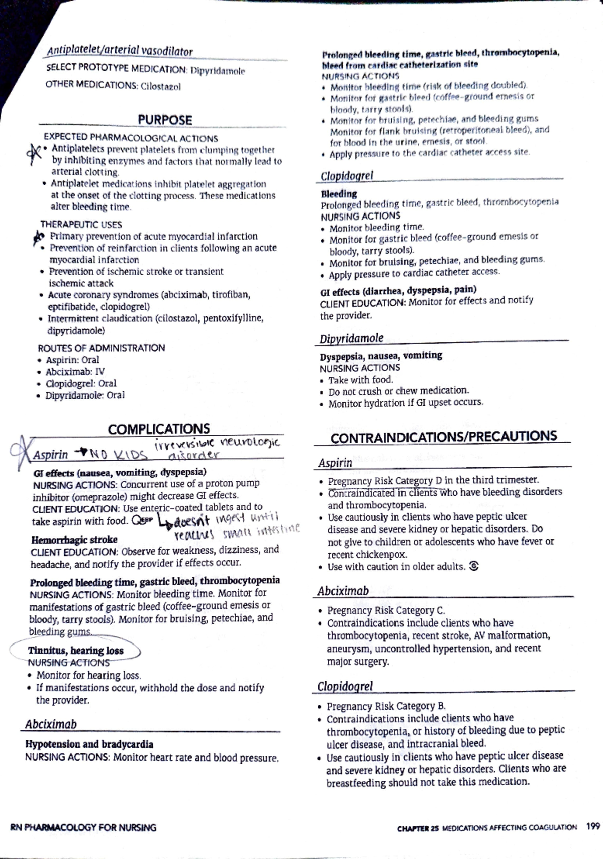 Antiplatelet Medication Overview and Nursing Implications ...