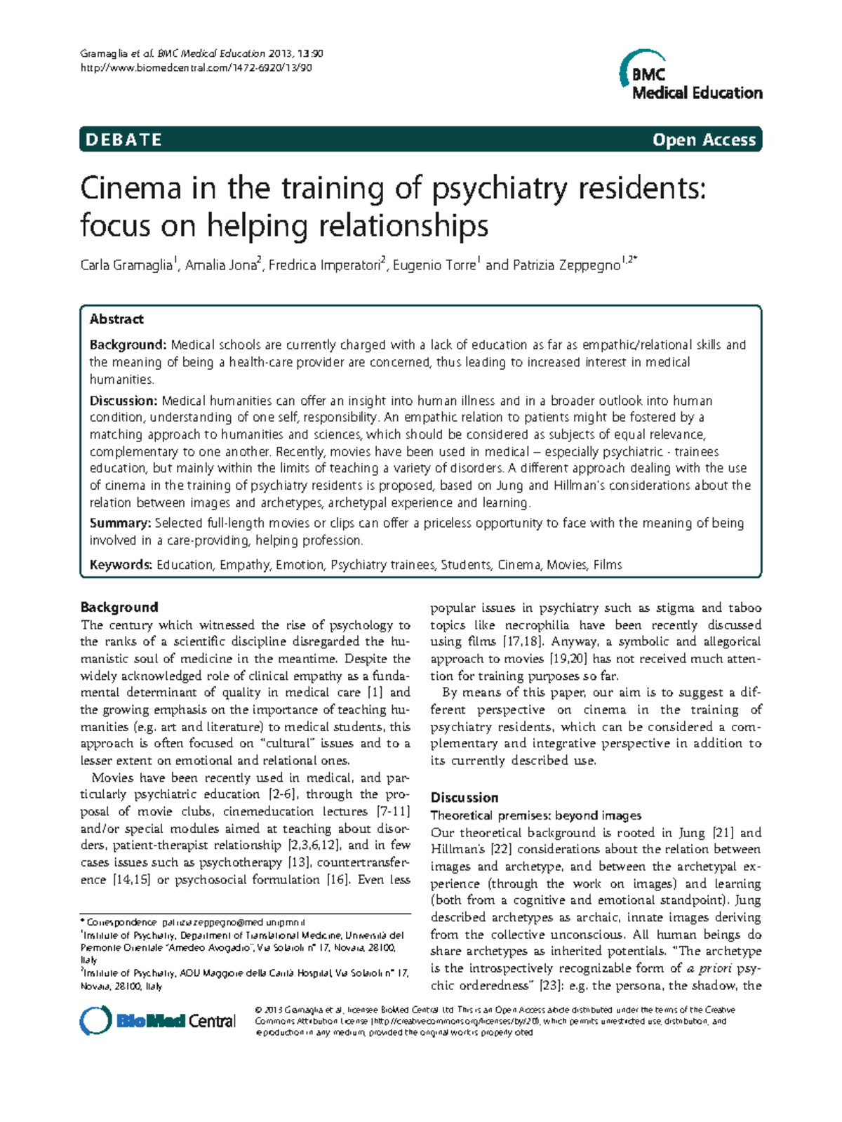 Cinema in Psychiatry Training: Enhancing Empathy through Film - Studocu