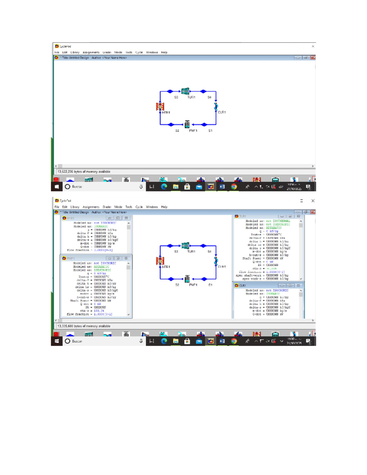CyclePad X Analysis of Thermal Cycle Performance (S3 TUR1) - Studocu
