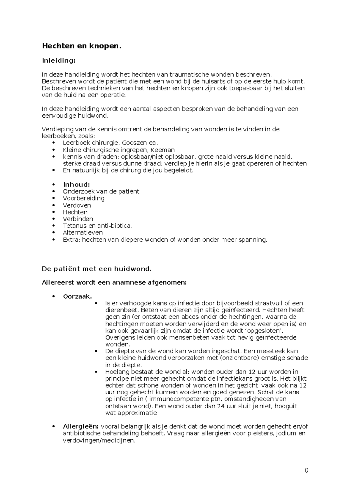 KV 4 Syllabus Hechten en Knopen: Periode 1.2 (Herz 2020) Docent ...
