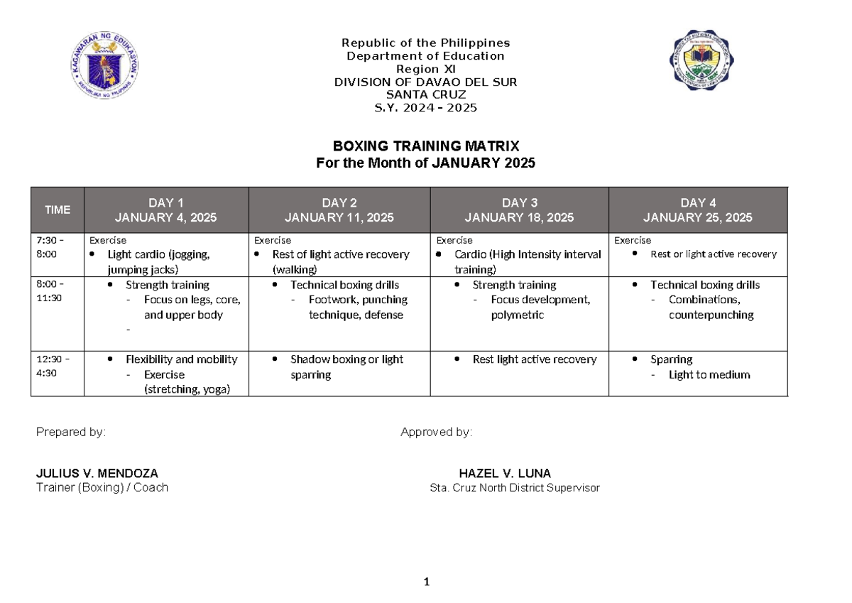 Training- Matrix Chess Dav Sur DAA - Republic of the Philippines ...