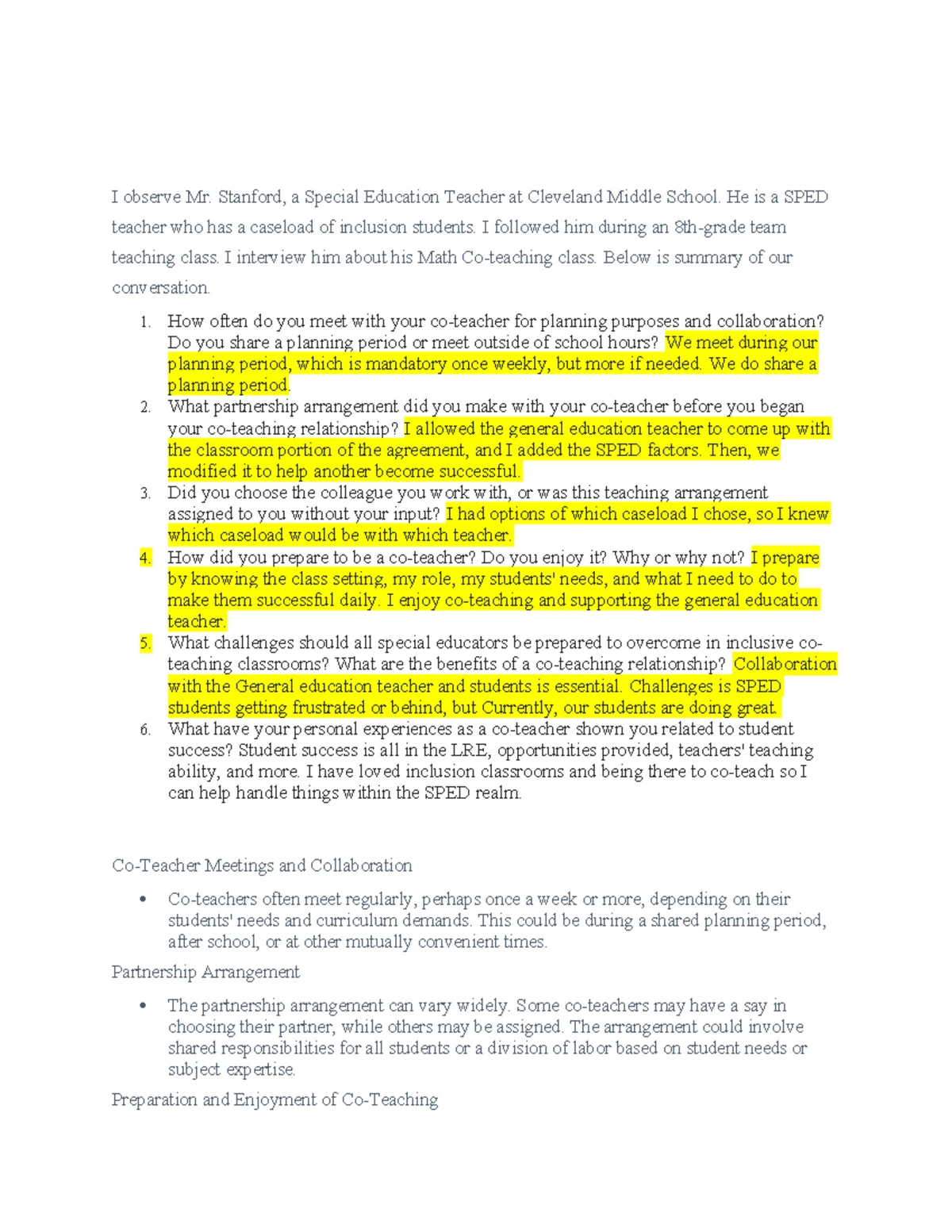 SPD 550 Modified Lesson Plan for Inclusive Learning Strategies - Studocu