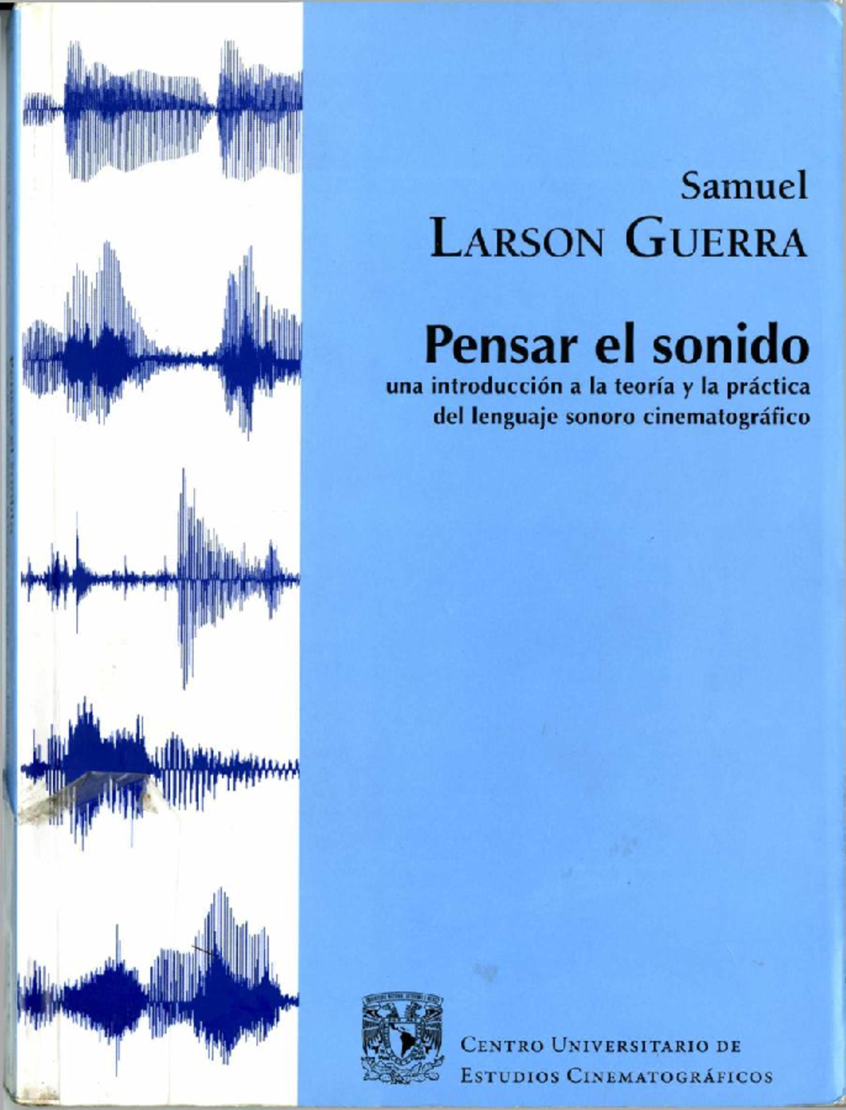 Samuel L. Arson Guerra: Teoría y Práctica del Lenguaje Sonoro ...