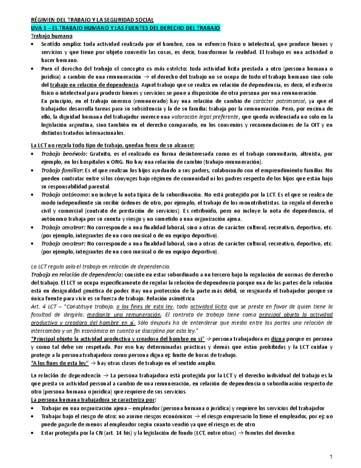 P1 Régimen del Trabajo y Seguridad Social: Conceptos Clave y Evolución ...