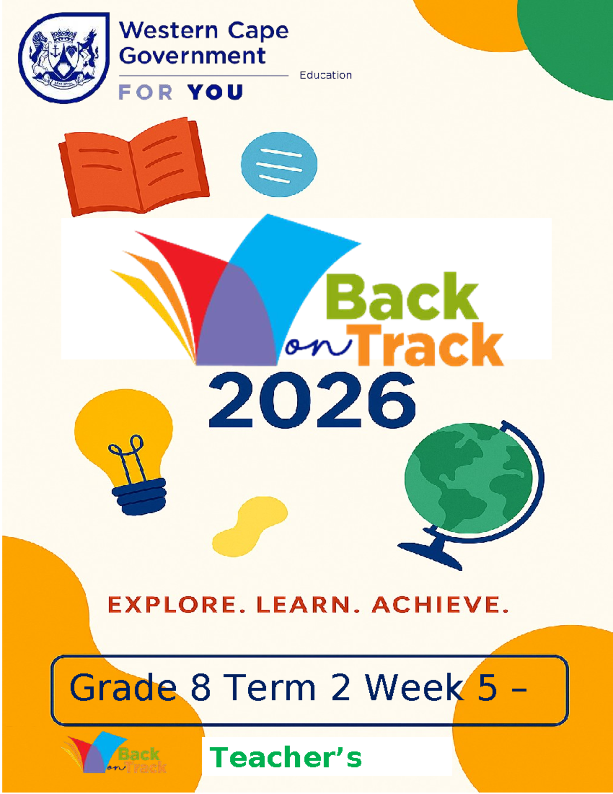 Grade 8 English FAL Term 2 Week 5-6: Listening & Speaking Activities ...