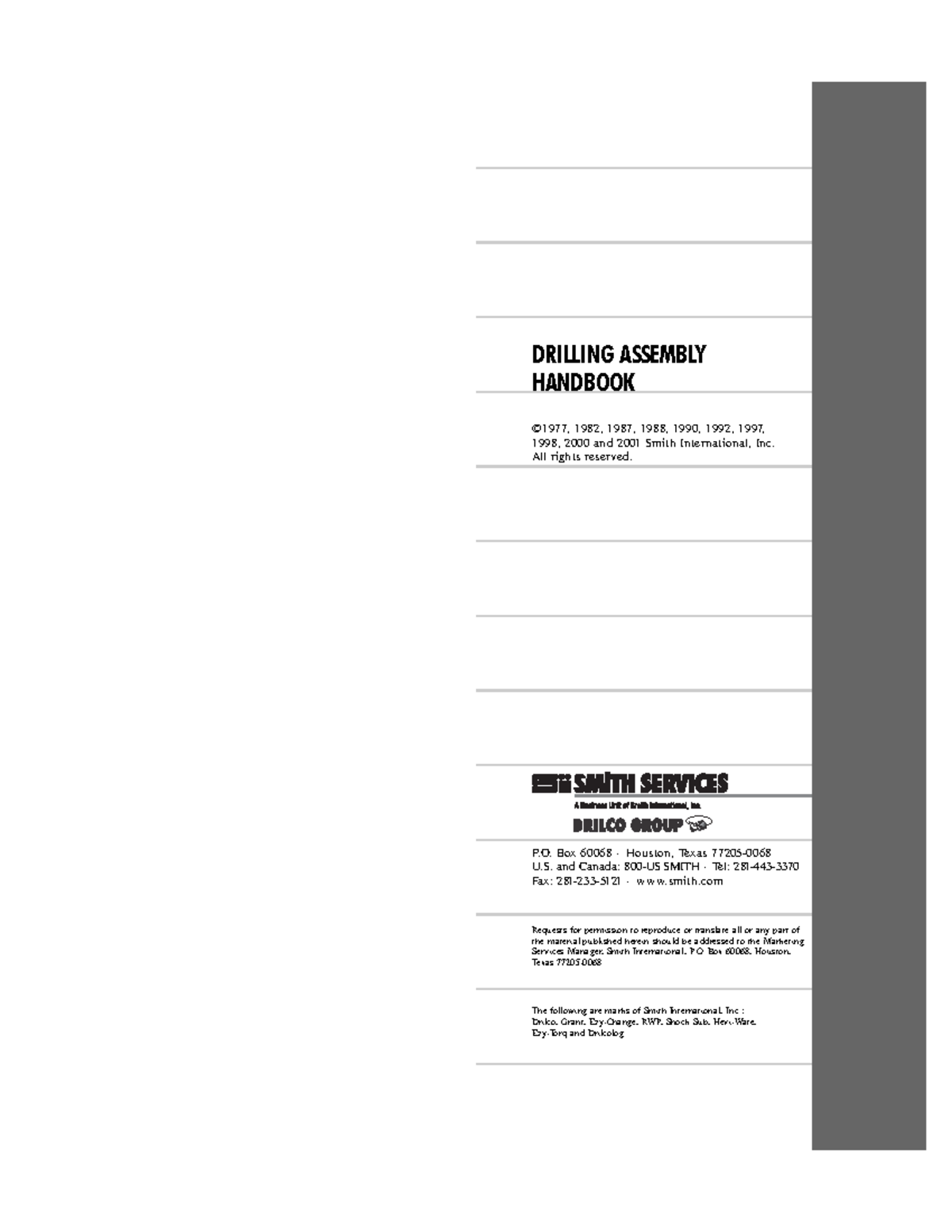 Drilco Handbook 2001: Essential Drill Assembly Techniques - Studocu