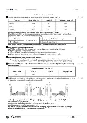 Klucz odpowiedzi do kart pracy ucznia oblicza geografii 2 zp ...