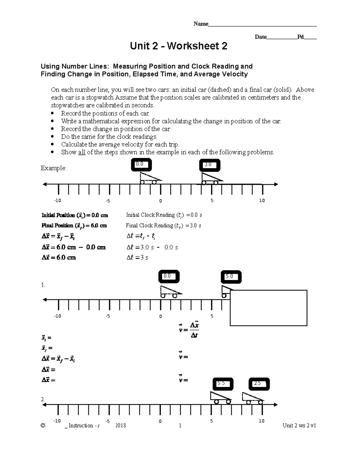 05 U2+ws+2 - Report for class - Name Date Pd Unit 2 - Worksheet 2 Using ...