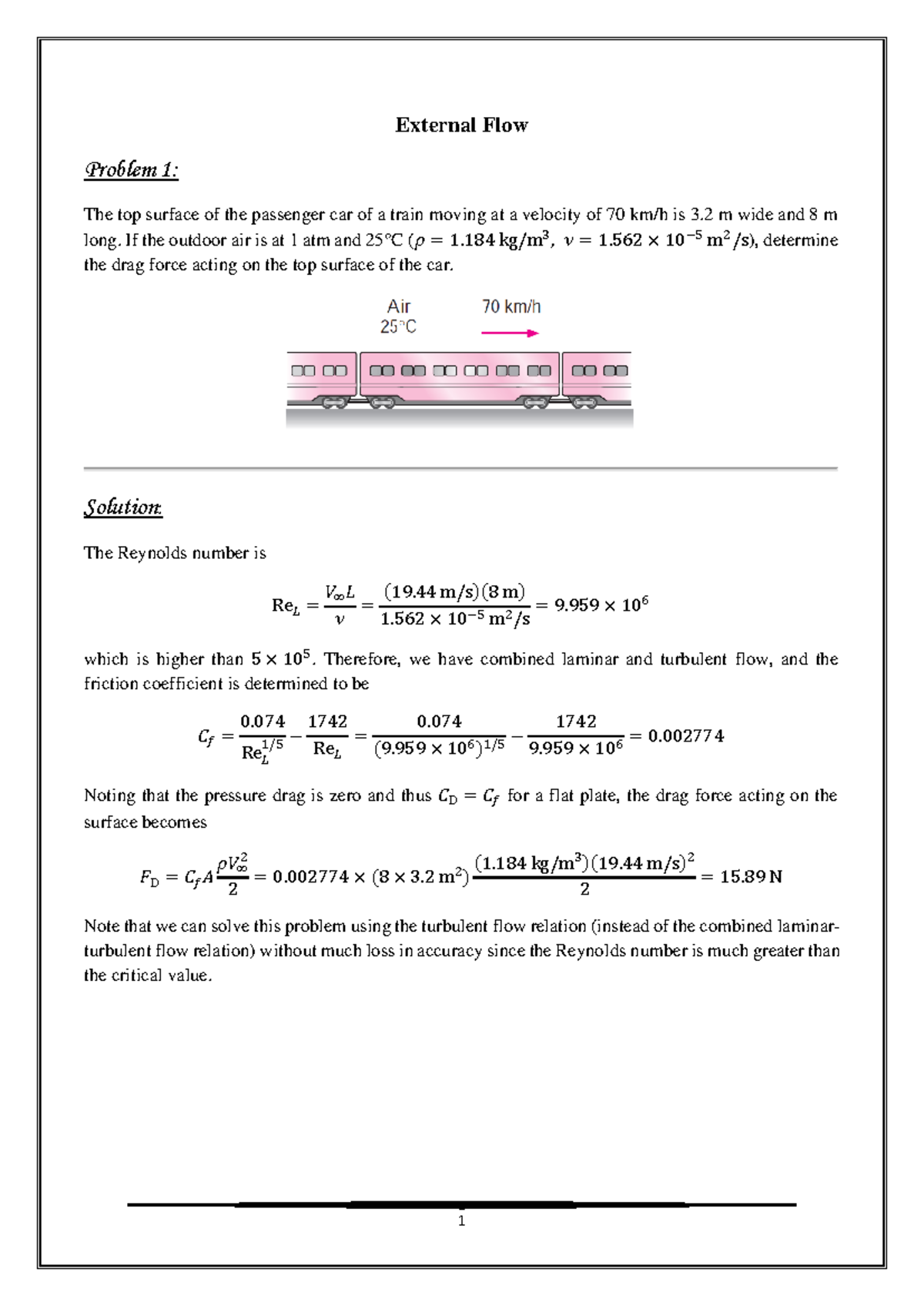 External Flow Analysis: Drag Force Calculations on Vehicles and ...