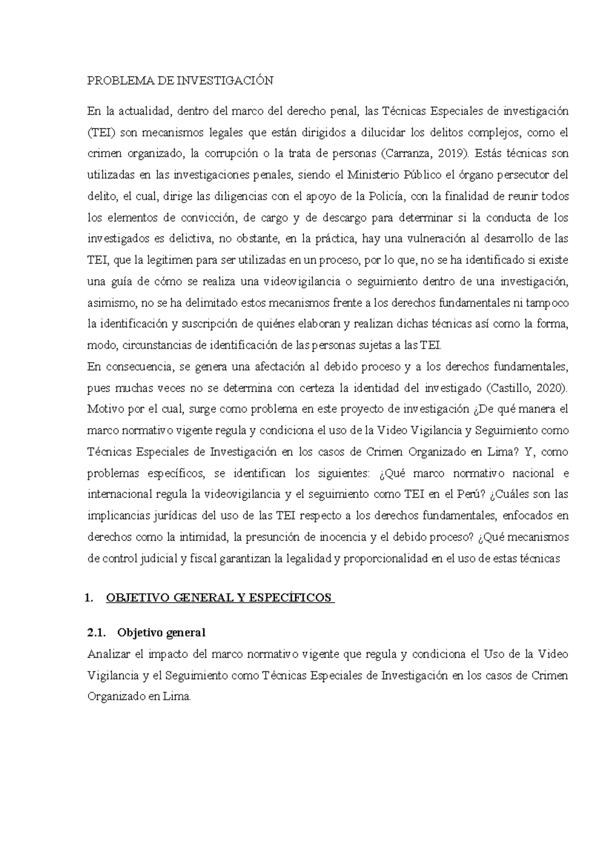 Análisis del Uso de Video Vigilancia como TEI en Crimen Organizado ...