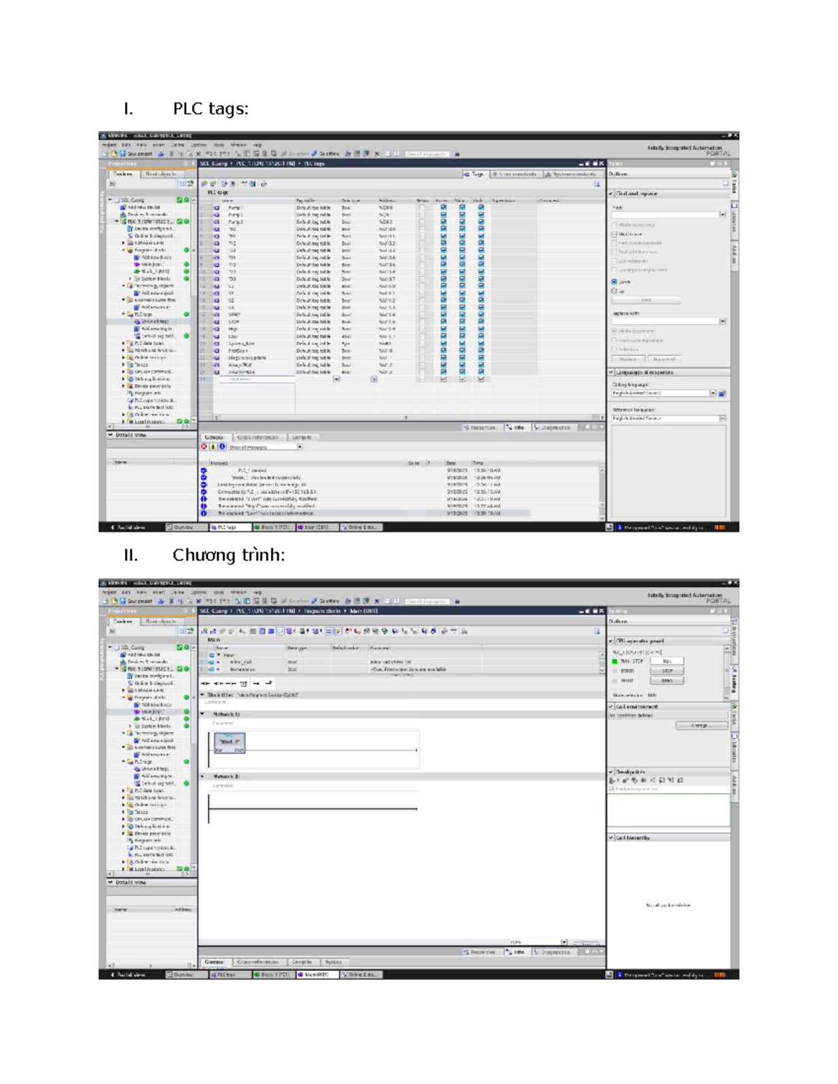 Siemens PLC Tags Overview - Cuong Project Documentation - Studocu