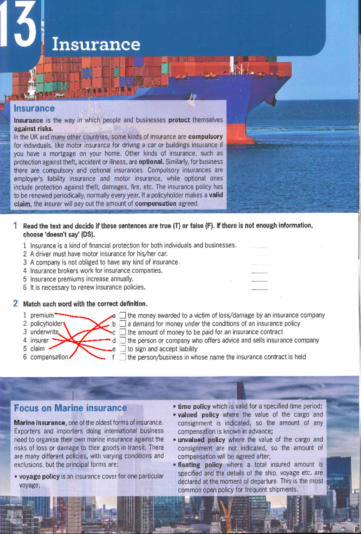 B1.4 Insurance Overview - Understanding Compulsory Coverage - Studocu