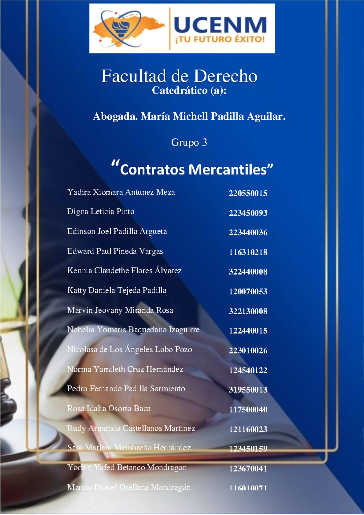 Contratos Comerciales en Honduras: Análisis y Efectos Jurídicos - Studocu