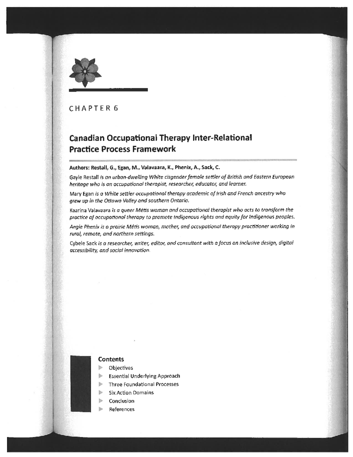 COTIPP Framework: Understanding Canadian Occupational Therapy Practice ...