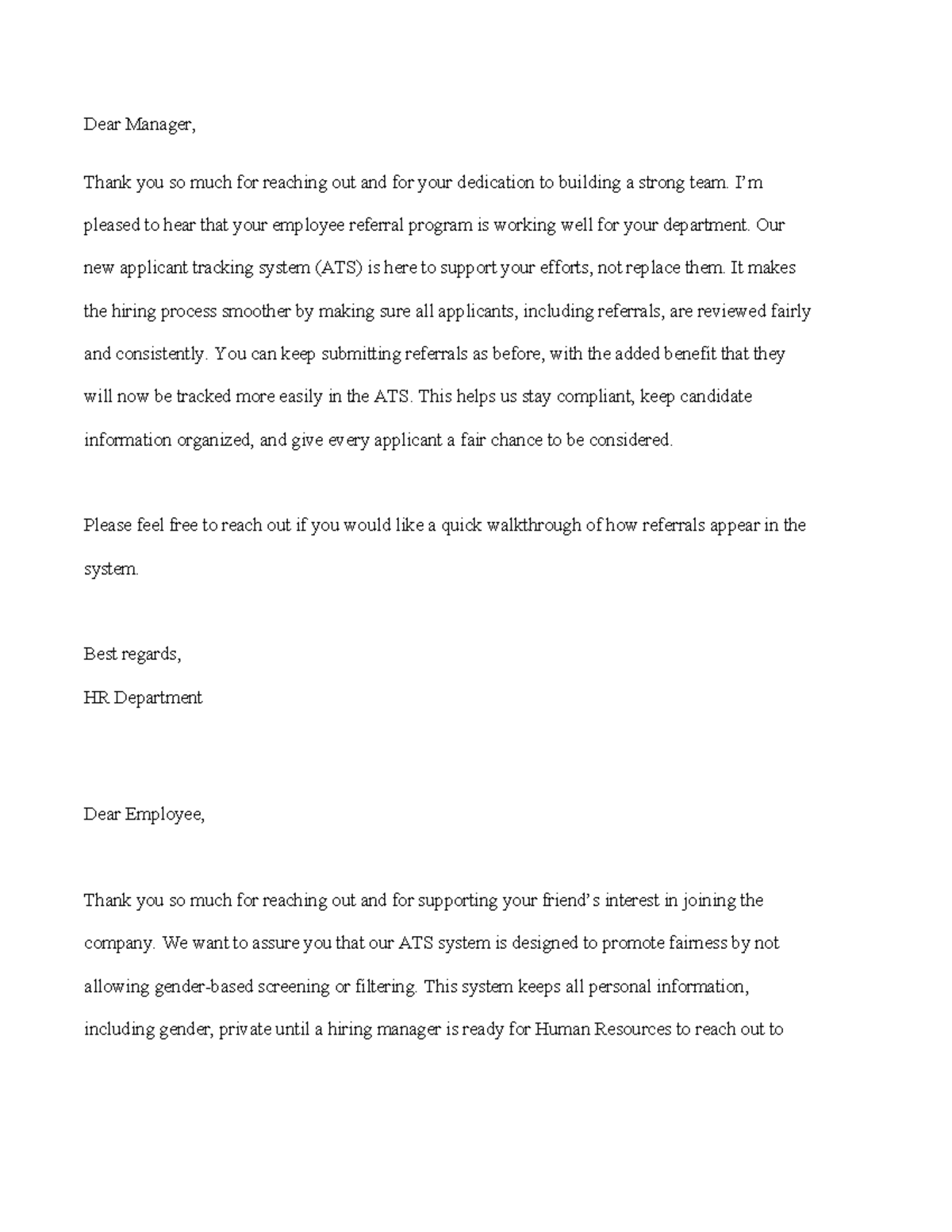 HRM 340 Mod 6: ATS Implementation and Candidate Fairness - Studocu