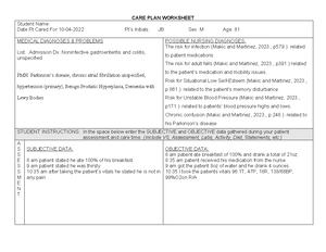 Head to toe - head to toe assessment guide - NUR 117 - NURSING ...