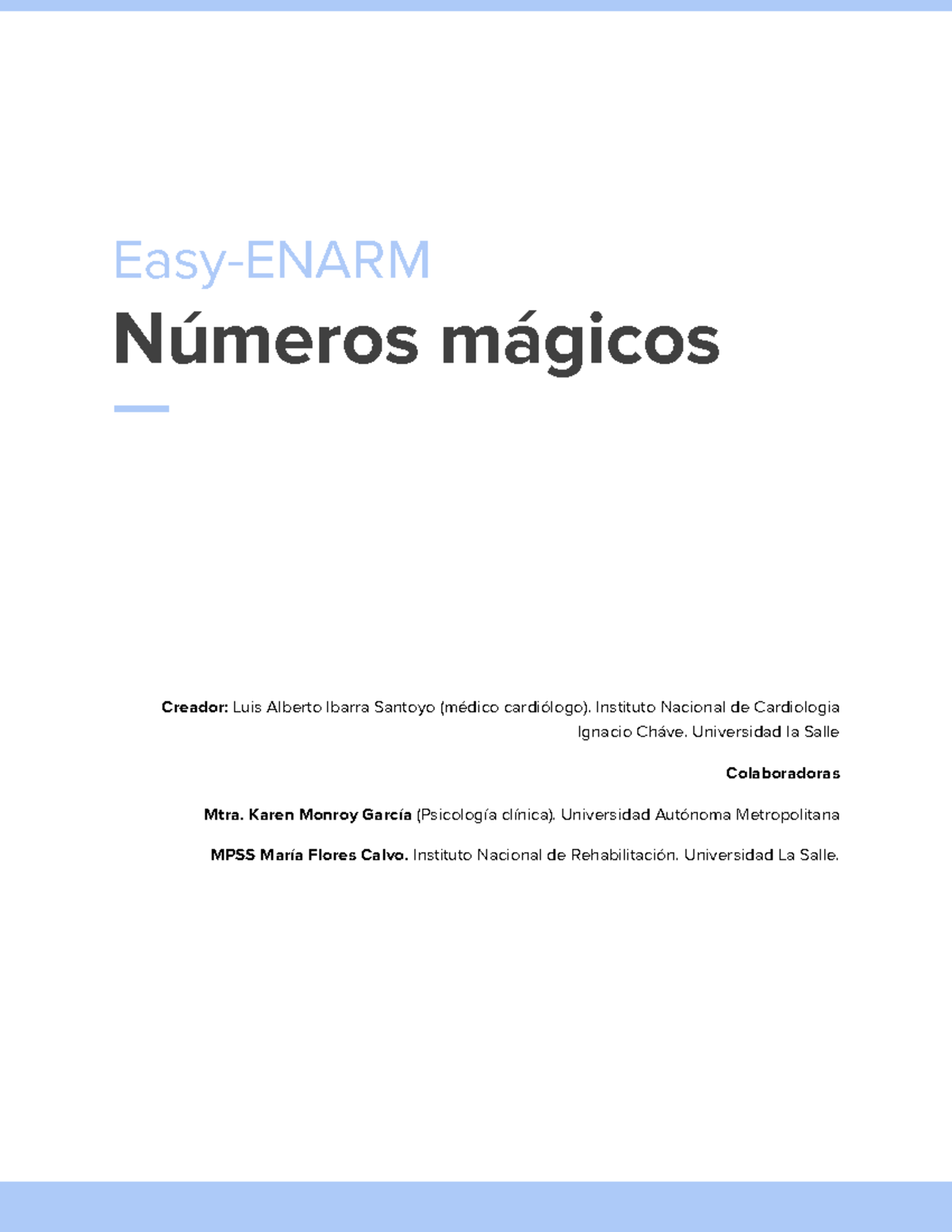 Números Mágicos ENARM: Escalas y Criterios Clínicos Esenciales - Studocu