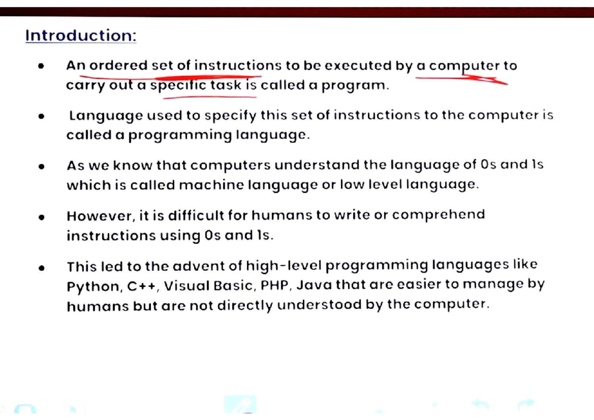Introduction to Python Programming: Features and Applications - Studocu
