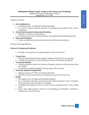 Handout#2 - LECTURE - Metropolitan Medical Center- College of Arts ...