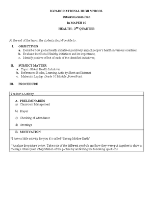 Adaptive Teaching Guide Template - ADAPTIVE TEACHING GUIDE Physical ...