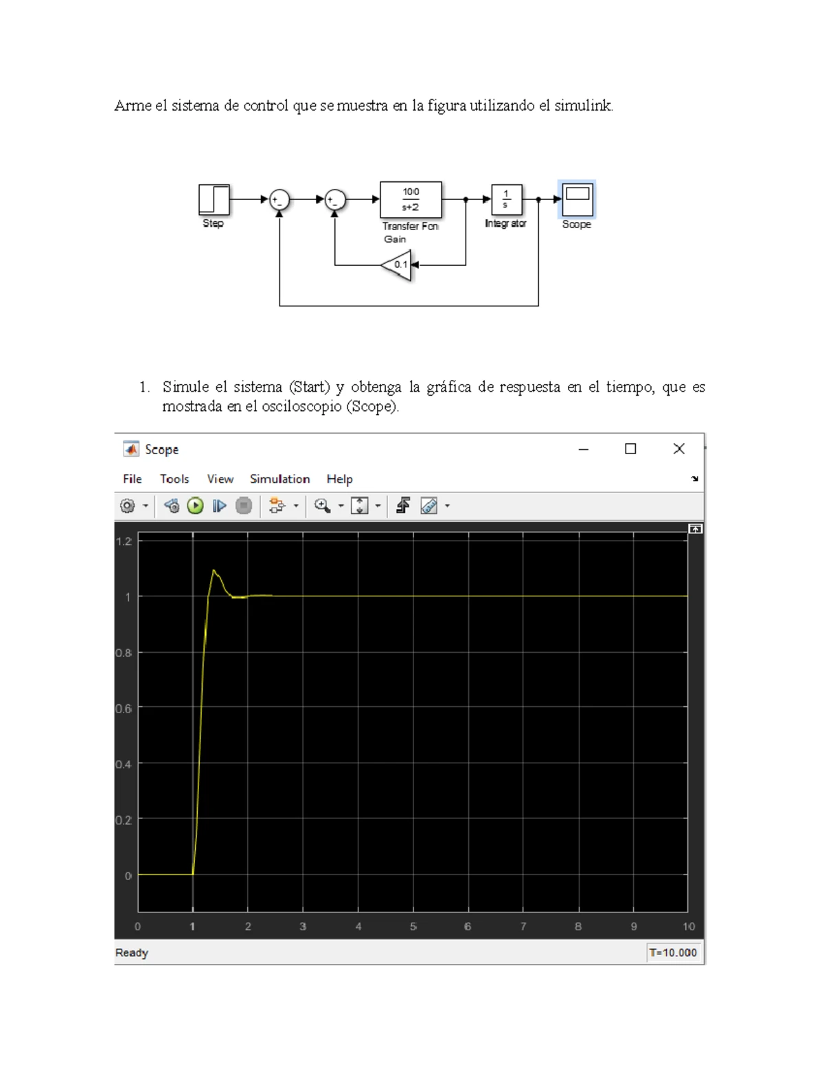Pracrica 2 - Laboratorio de ingeniería de control - Universidad AutÛnoma de Nuevo LeÛn Facultad ...
