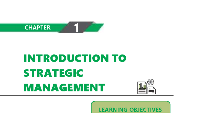 CH1: Introduction to Strategic Management - Key Concepts & Importance ...
